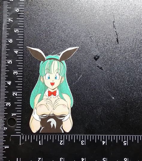 Ecchi Sexy Bulma Anime Girl Vinyl Stickers 6 Pack Etsy