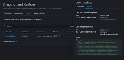 snapshot exception elasticsearch discuss the elastic stack