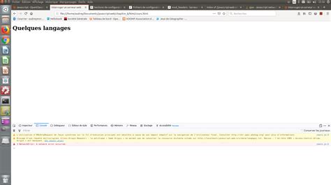 cours interrogez un serveur web javascript problème récupération des