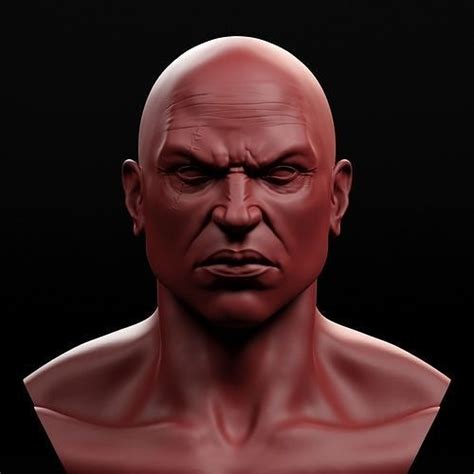 Male Bust 3d Model 3d Printable Cgtrader