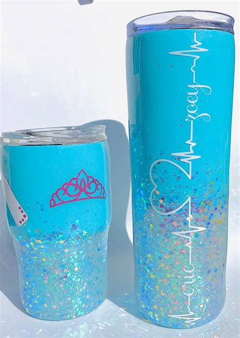 Mother Daughter Tumblers Custom Tumblers Personalized Etsy