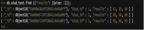 mongodb array gide to array operators in mongodb with examples