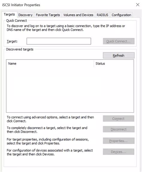 instructions to configure iscsi initiator on windows server 2019