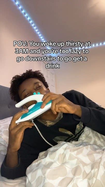When Youre Thirsty At 3am And Too Lazy To Go Downstairs 🤣☠️ Shorts