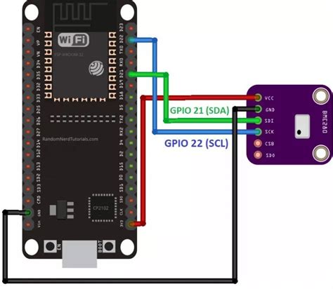 esp32 with bme280 using arduino ide pressure temperature