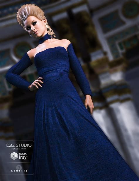 Morphing Fantasy Dress For Genesis 3 Female S Daz 3d