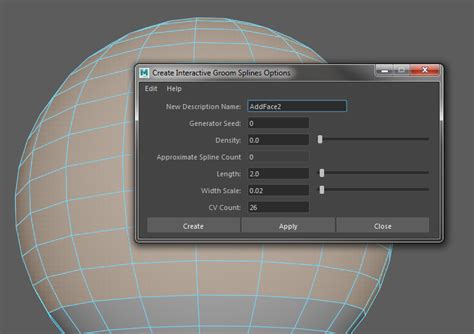 solved maya 2017 xgen interactive groom add extra faces