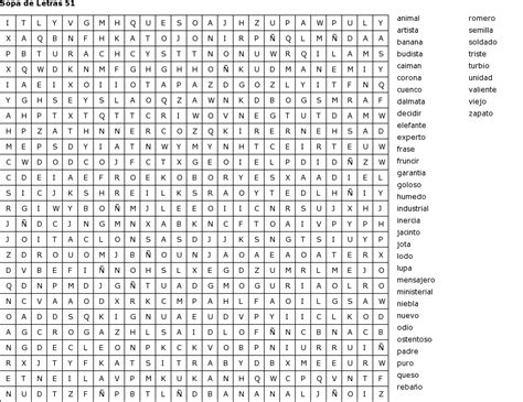 Sopas De Letras Para Imprimir Imagui