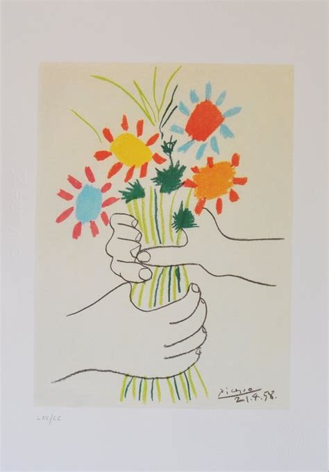 Pablo Picasso After Bouquet De Fleurs 1938 Catawiki
