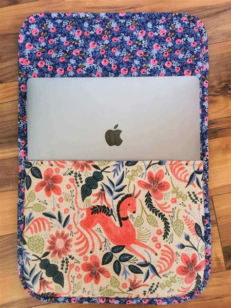 4 Ways To Create Your Own Laptop Sleeve For College Uni Sew Confident
