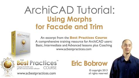 Archicad Tutorial Using Morphs For Facade And Trim Youtube