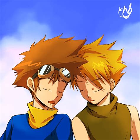 Taichi X Yamato Digimon Digital Monsters Digimon Adventure Tri