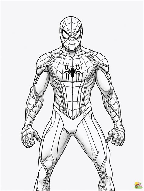 Spiderman Coloring Pages 4 By Yocoloring On Deviantart