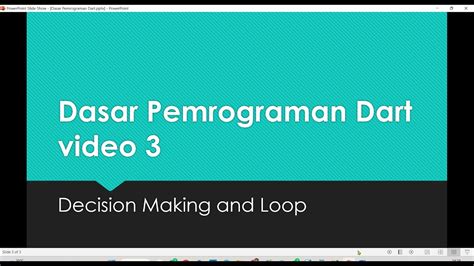 belajar dasar pemrograman dart ke 3 dart dasarpemrograman flutter