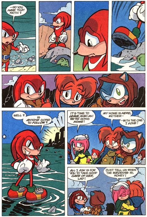 Remember When Knuckles Walked On Water To Lead The Echidnas To The