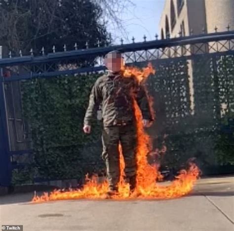 Man Sets Himself On Fire Outside Israeli Embassy In Dc Rushed To