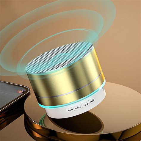 Gogusuu Bluetooth Audio， Metal Bluetooth Speaker Mini Portable Laptop