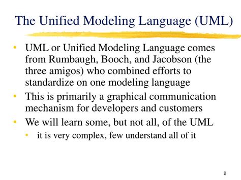 ppt introduction to unified modeling language uml