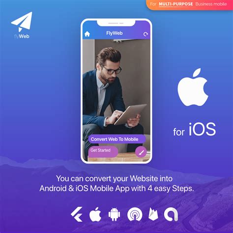 nulled mobile android flyweb for web to app convertor flutter admin