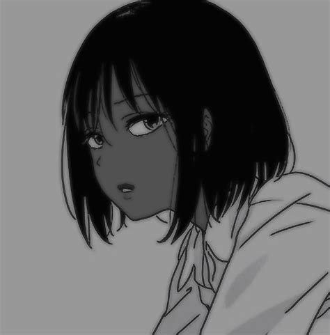 Aesthetic Anime Girl Pfp Black