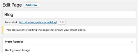 posts page set in settings not using archive blade php