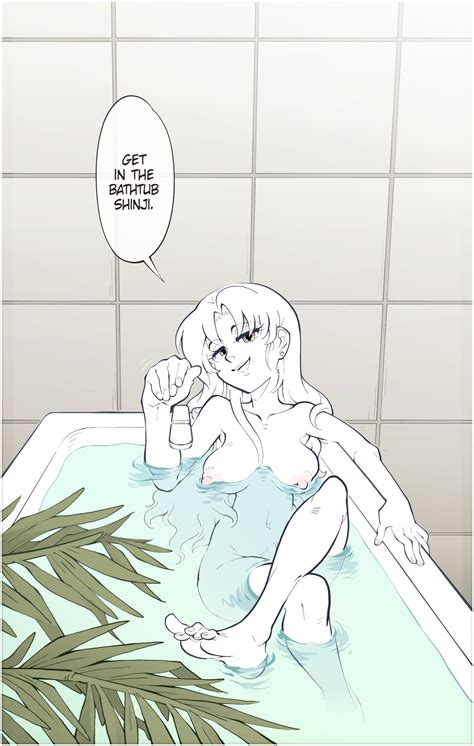 Rule 34 1girls Ass Barefoot Bath Bathroom Bathtub Breasts Comic