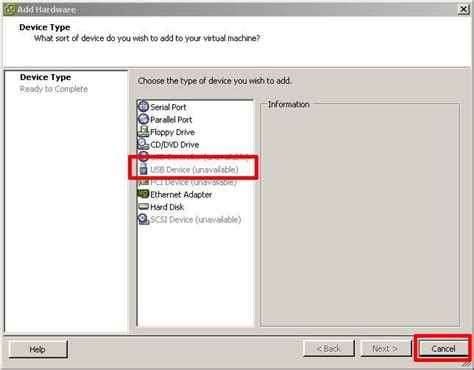 how to add and connect a usb device to a virtual machine hosted on