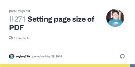setting page size of pdf · issue 271 · parallax jspdf · github
