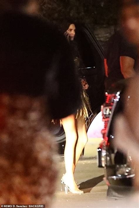Kendall Jenner Wears Gold Elf Dress To Attend Drakes Halloween Party