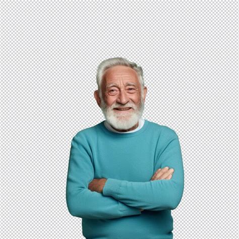 Premium Psd Happy Elderly Portrait For Advertising