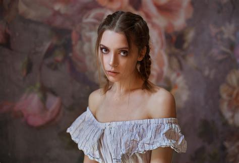 Wallpaper Women Maxim Maximov Ksenia Kokoreva Portrait Bare