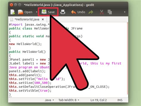 como criar seu primeiro programa em java no ubuntu linux