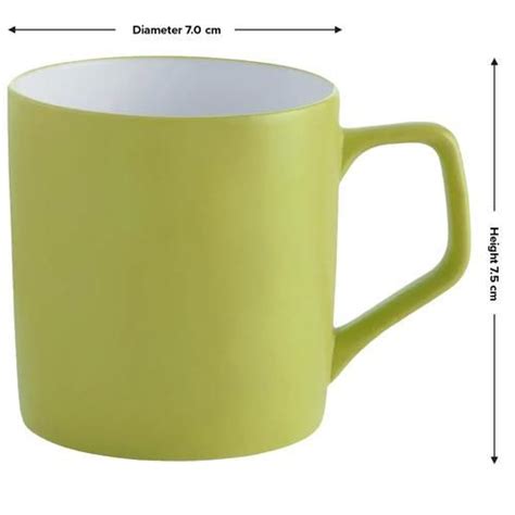 Buy Claycraft Coffee Mug Ceramic Green Director 230 Ml Online At