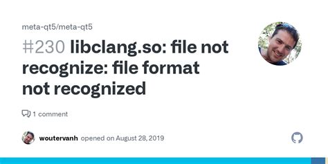 libclang so file not recognize file format not recognized · issue