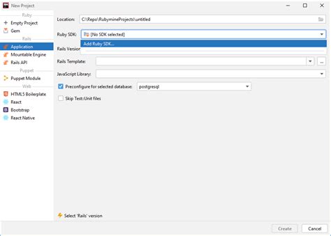 cannot create new rails project on windows 10 with docker as a remote