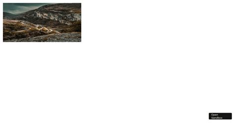 react fullscreen image viewer forked codesandbox