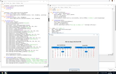 python pyqt4 age calculator does not output on label stack overflow