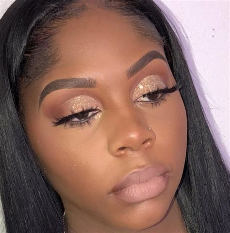 Glitter Makeup Looks Makeup Eye Looks Black Girl Makeup Cute Makeup