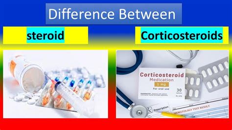 Difference Between Steroid And Corticosteroid Youtube