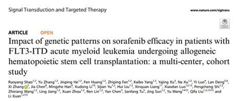南方医院刘启发教授团队在signal Transduction And Targeted Therapy发表最新研究 南方医科大学研究生招生网