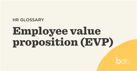 What Is An Employee Value Proposition Evp Hibob