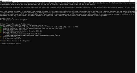 x android home g sdk but android sdk not found at this location