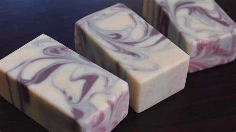 Lavender Oatmeal Essential Oil Cold Process Soap Making Youtube