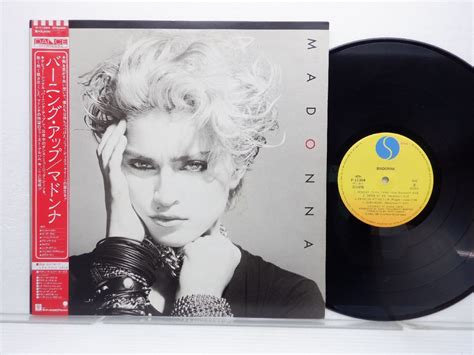 【やや傷や汚れあり】madonna マドンナ 「madonna バーニング・アップ 」lp（12インチ） Sire P 11394 洋楽