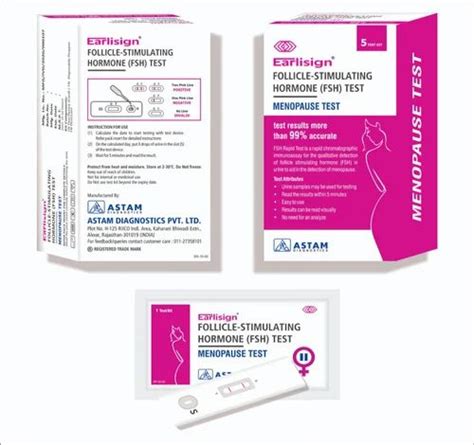 Earlisign Menopause Fsh Follicle Stimulating Hormone Rapid Test Kit