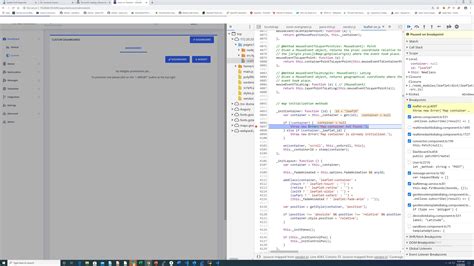 angular error map container not found when using