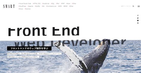 プログラミングとサイト構築の情報が集まるウェブマガジン smart