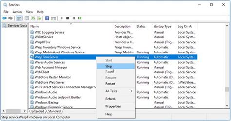 wasptime how to restore the database from mdf and ldf
