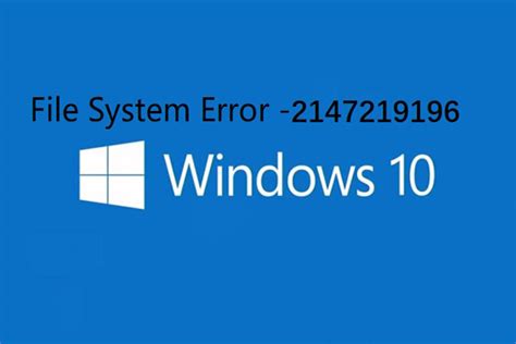 7 fixes to file system error 2147219196 [fix 3 works well]