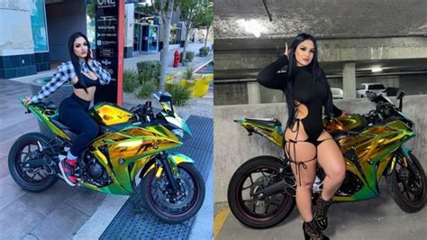 Nadia Khar Modella Curvy E La Sua Passione Per Le Due Ruote Foto